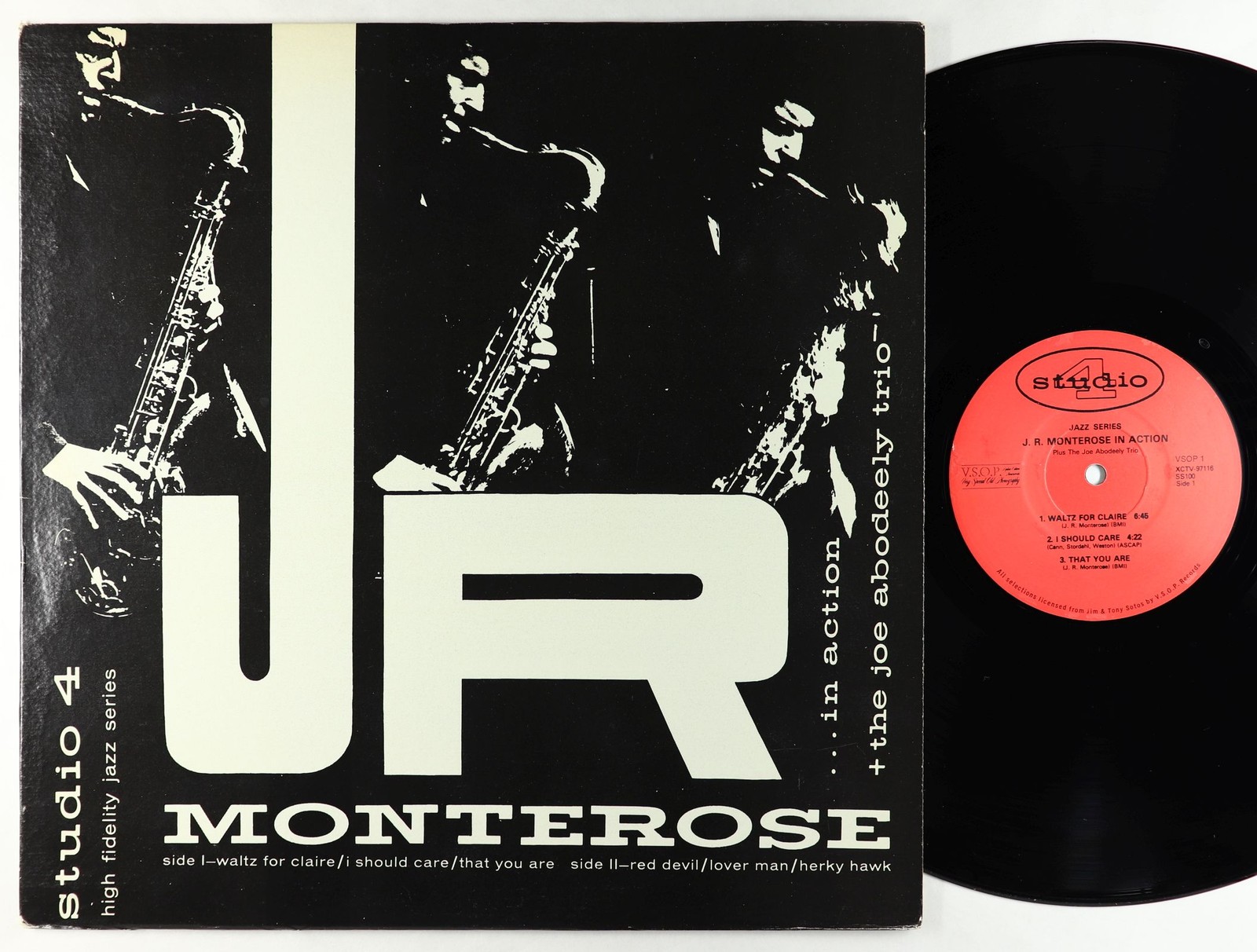 J.R. Monterose & Joe Abodeely Trio - In Action LP - V.S.O.P. - VSOP 1 ...