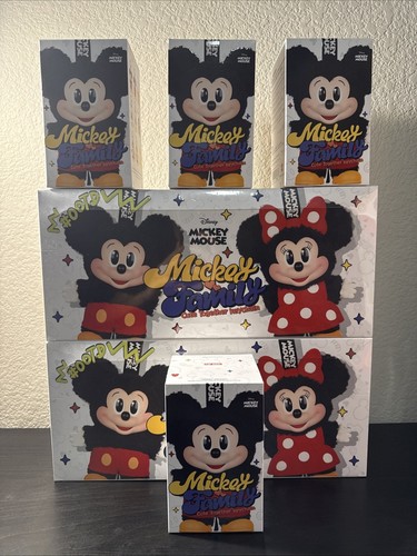 100% Authentic POPMART MICKEY FAMILY Cute Together Keychain Series ...