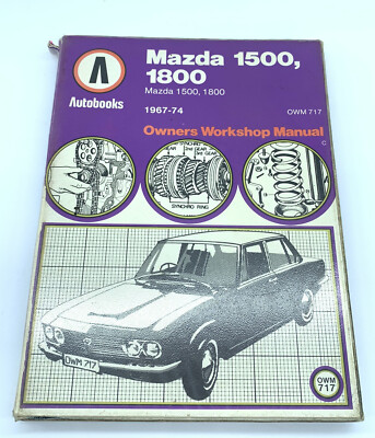 Mazda 1500 1800 1967 - 1974- workshop owners manual Car Service | eBay ...
