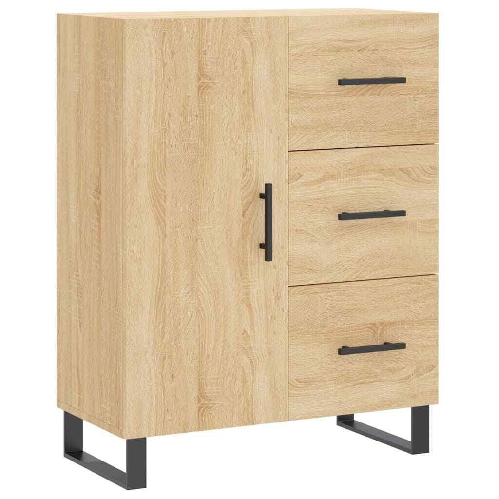 Buffet ch ne sonoma 69,5x34x90 cm bois d'ing nierie | eBay