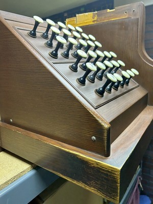 M.P. Moller Pipe Organ Console Draw Stop Knobs Assembly Complete ...