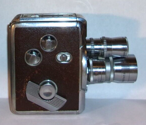 Vintage Revere 8 8mm Magazine Cine Model 44 Movie Camera w/Turret Lens ...