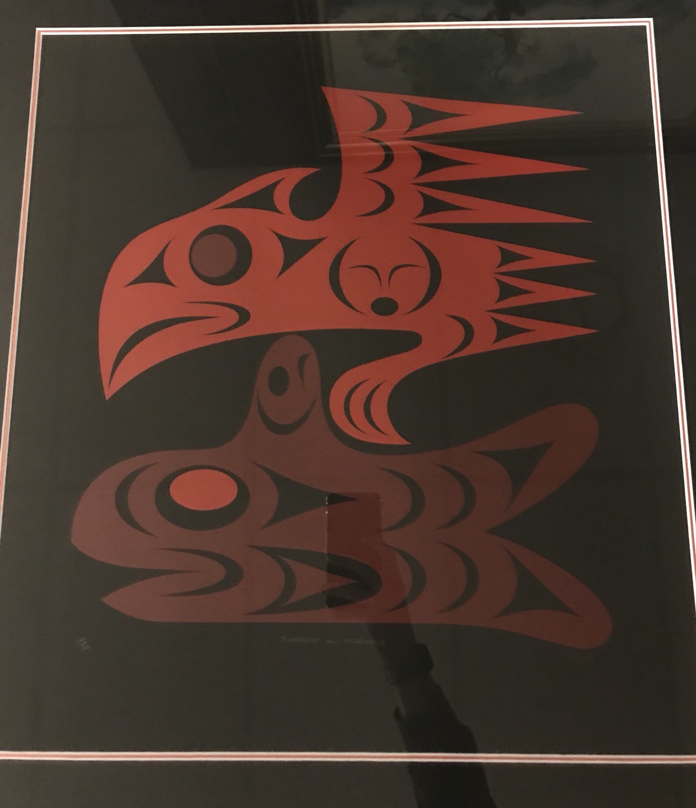 Original Lithograph Print By Leslie Sam “Thunderbird & Killer Whale” No ...