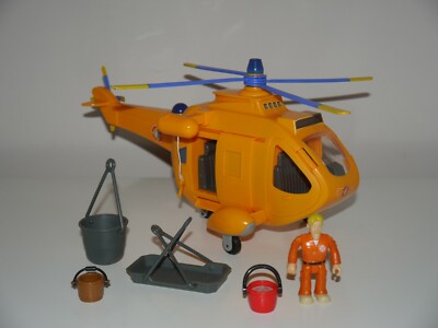 Fireman Sam Helicopter Wallaby 2 with Light & Sounds Tom Accessories ...