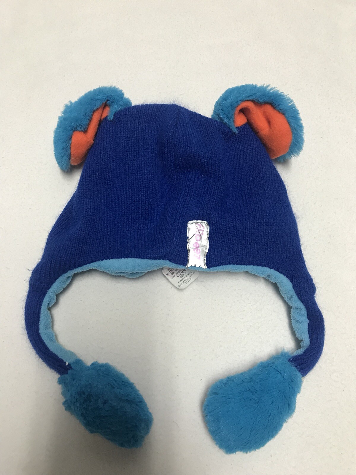 Flipeez Kid Blue Puppy Knit Beanie Hat | eBay