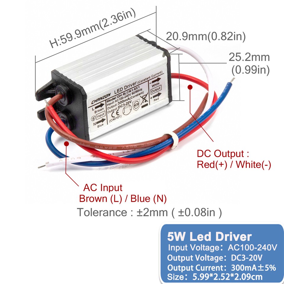 300Ma 450Ma 600Ma 900Ma 1500Ma Constant Current High Power Supply Cob ...