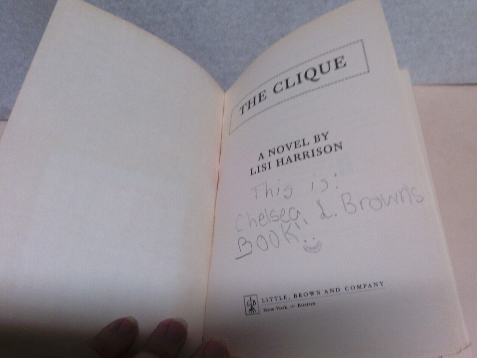 The Clique 1 Lisi Harrison Teen Paperback Book 2004 9780316701297| eBay