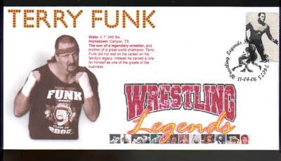 Terry Funk 2006 Wrestling Legends Tribute Cover | eBay