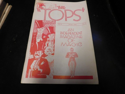 The Tops Independent Magazine Of Magic & Magicians 1941 June | eBay