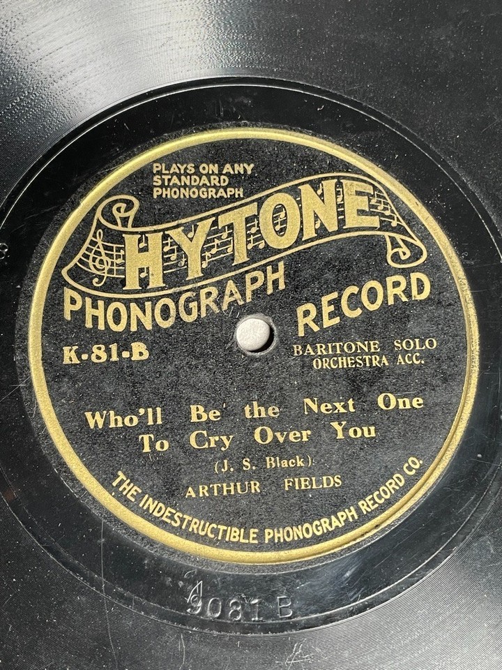 HYTONE PHONOGRAPH 78 RECORD - FUNNY B-SIDE; UNCOMMON LABEL; ARTHUR ...