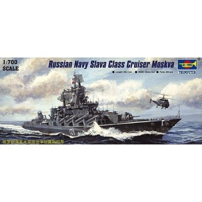 Trumpeter Russian Navy Slava Class Cruiser Moskva Building Kit | eBay