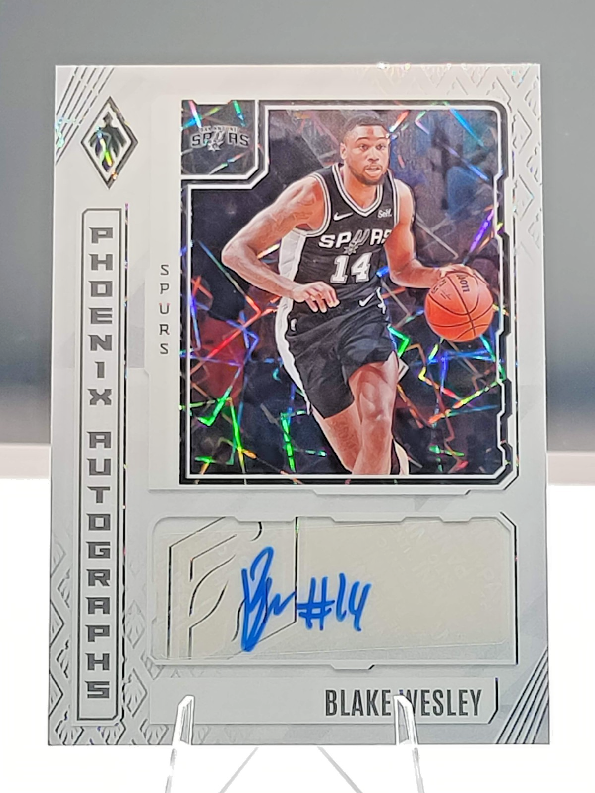 2023-24 Panini Phoenix - Phoenix Autographs Blake Wesley #PA-BWE White ...