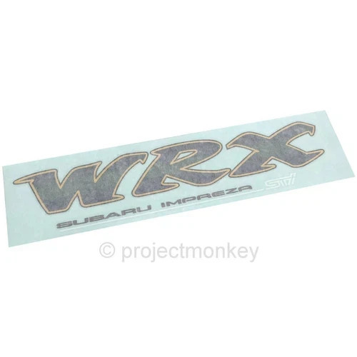 Subaru IMPREZA WRX STi GC8 GF8 Genuine Rear Trunk Decal Sticker ...