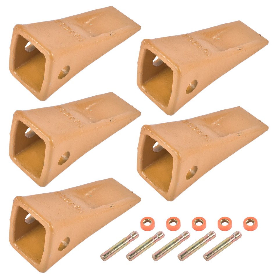 1U3202 Excavator Bucket Teeth with Pins 8E6208 Retainers 8E6209 5 Sets ...