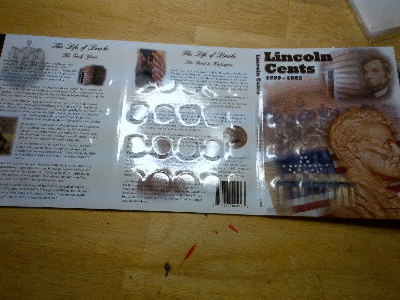 1959 - 1982 Complete BU Lincoln Cent Set in Full Color Coin Folder | eBay