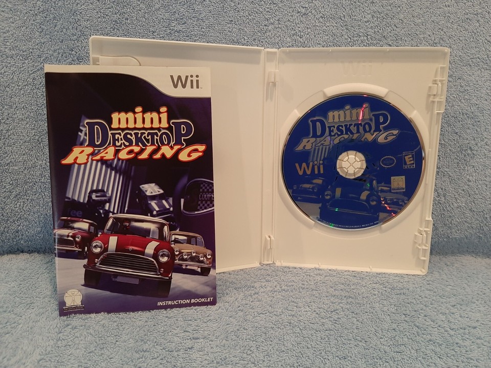 *Mini Desktop Racing* (Nintendo Wii, 2007) Complete with Case and ...