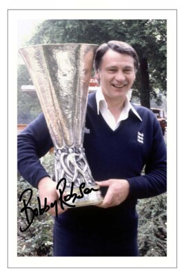 BOBBY ROBSON Signed Autograph PHOTO Signature Gift Print IPSWICH TOWN ...