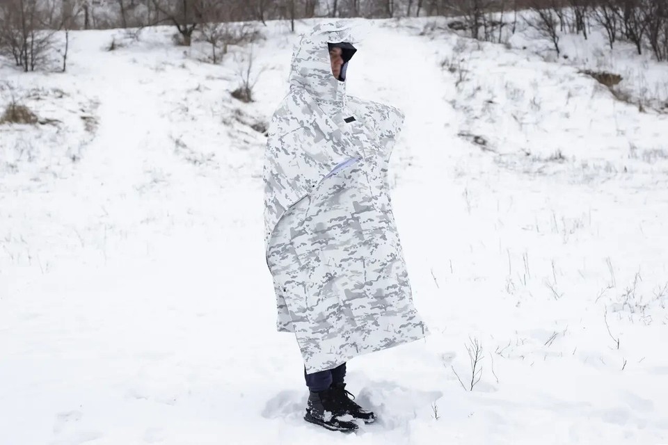 Anti-thermal imaging (anti-drone) cloak, tactical poncho, Armed Forces ...