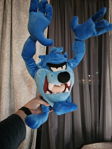 Vintage Nanco Looney Tunes Blue Taz Tasmanian Devil Plush Stuffed ...