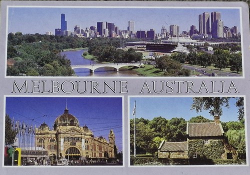 Melbourne, Australia, Vintage Postcard, Postmark 2 November 1993 | eBay