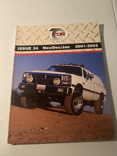 Turbo Diesel Register (TDR) Magazine -2001 Issue #34 | eBay