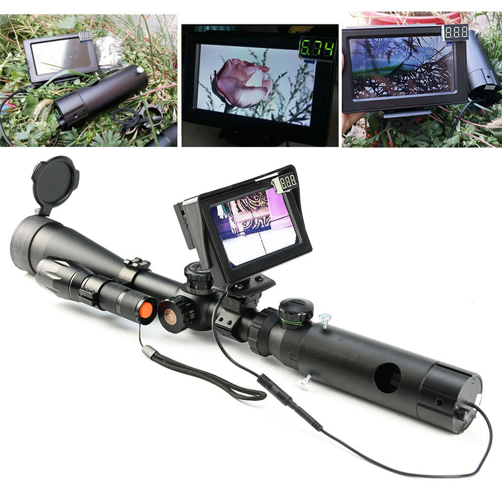 Night Vision Scope Digital Camera for Rifle Scope Hunting Device w/ LCD ...