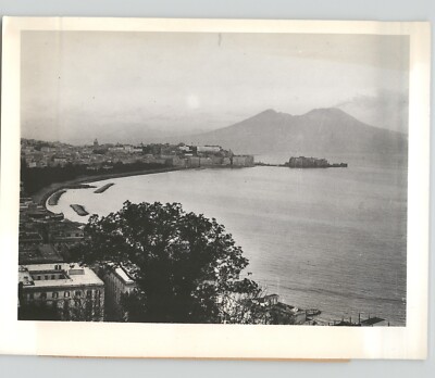 Once Beautiful NAPLES Coastline BOMBED Italy VINTAGE WWII 1943 Press ...