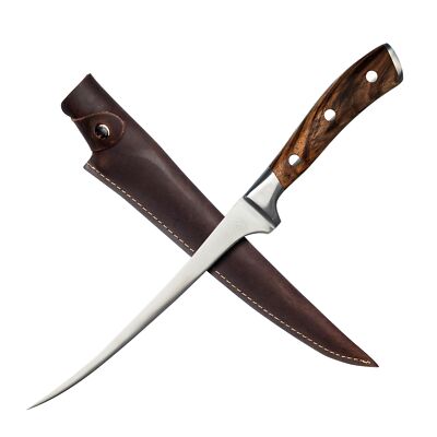 Bushcraft Fillet Knife, 12" Best Fillet Knife for Meat with 440C ...