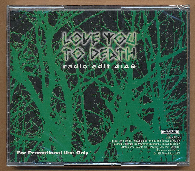 Type O Negative - Love You to Death ULTRA RARE promo CD single w/ edit ...