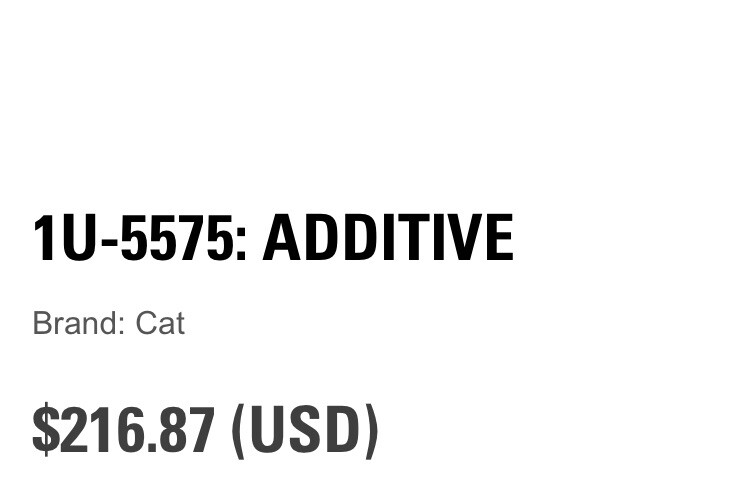 CAT Gas Additive 1U-5575 NOS #1526 for sale online | eBay
