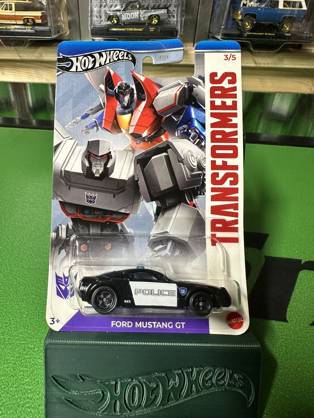 Hot Wheels Transformers Police Ford Mustang GT 3/5 Walmart Exclusive ...