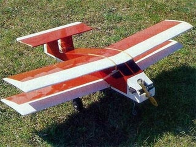 Box Bipe II Sport Biplane 36" Wingspan RC Model Airplane Printed Plans ...