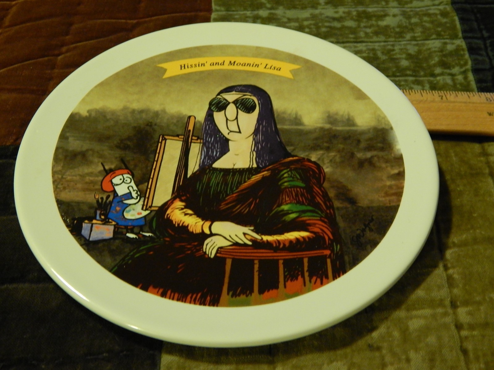 Hallmark ~ Maxine ~ 7.5'' Ceramic Plate "Hissin' and Moanin' Lisa ...