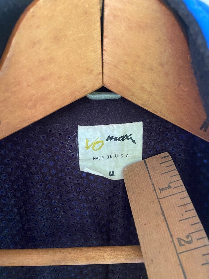 Vintage Vomax Cycling Jacket Windbreaker Size Medium Sunapee Mowatt VO ...