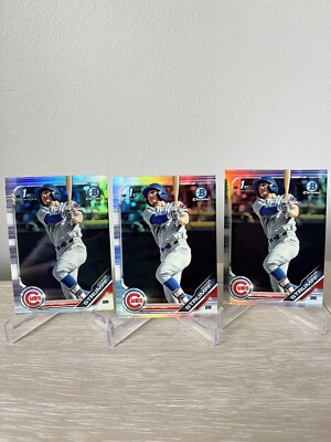 2019 Bowman Chrome Draft **CHASE STRUMPF** 1st Bowman Refractor Lot (3 ...