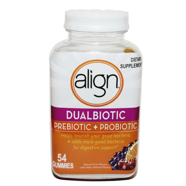 Align dualbiotic prebiotic probiotic 60 GUMMIES EXP 11/25 37000783398 ...