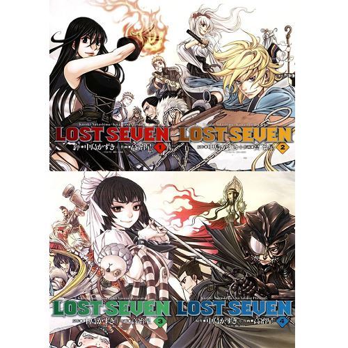 Japan Comic LOST SEVEN VOL.1-4 Comics Complete Set | eBay