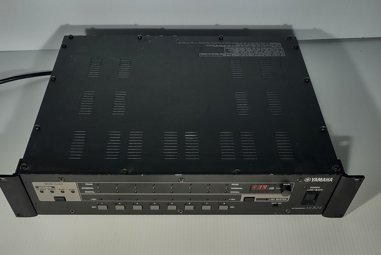 Yamaha AD824 8 Ch./24bit A/D Conv. W/ MY8-AE Interface card- AES/EBU | eBay