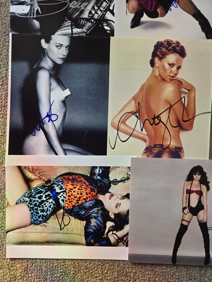 Lot Signed Autographed 8x10" Photographs Models & Actresses Collage ...