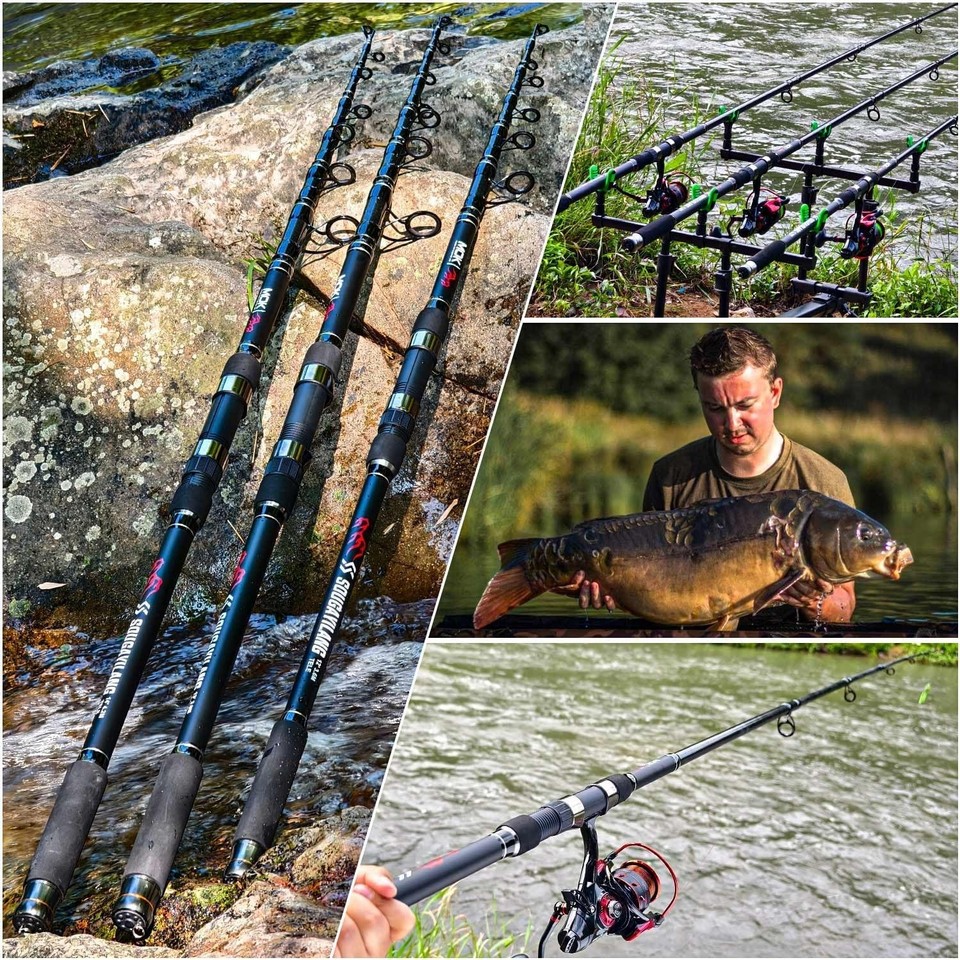 Telescopic Carp Rod, Portable Travel Fishing Rods, Carbon Fiber ...