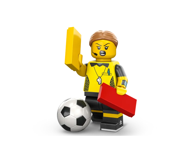 Lego Football Referee 71037 Collectible Series 24 Minifigure | eBay