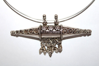 Vintage Tabiz Amulet Tribal Silver Pendant Artistic | eBay