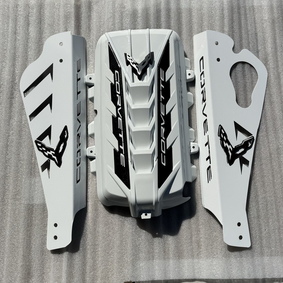 HTC Engine Covers Panels For Corvette C8 2020-2024 Engine appearance ...