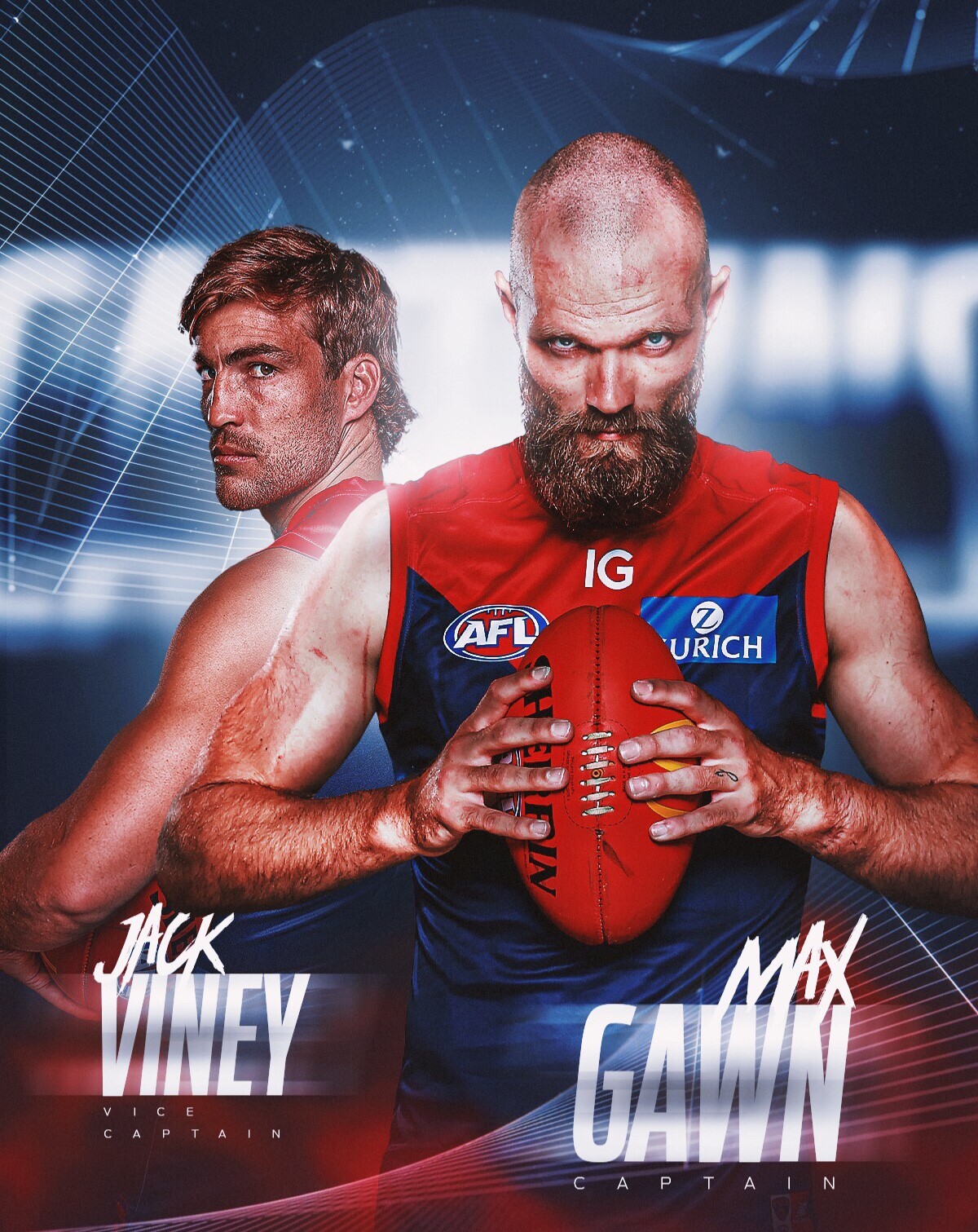 LAMINATED Melbourne demons afl football TEAM POSTER,BARGAIN | eBay ...