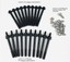 Main Cap Bolt kit for 2000-15 GM LS1 LS2 LS6 LS7 LS9 12560273 12560272 ...