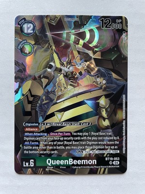 Digimon QueenBeemon BT19-053 SR Release Special Booster 2.0 English | eBay