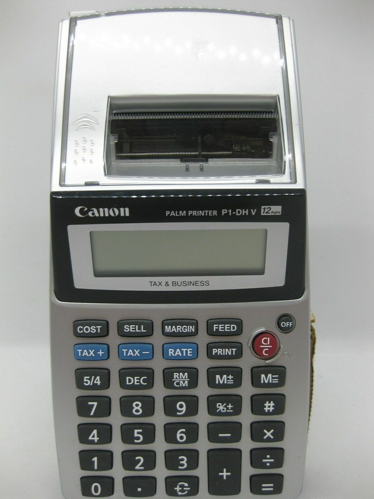 Canon Palm Printer P1-DH V Calculator 12 Digits Desk Office Home ...
