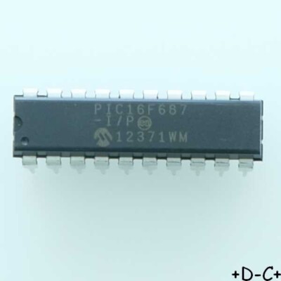 PIC16F687-I/P Microcontrolleur DIP-20 Microchip RoHS | eBay