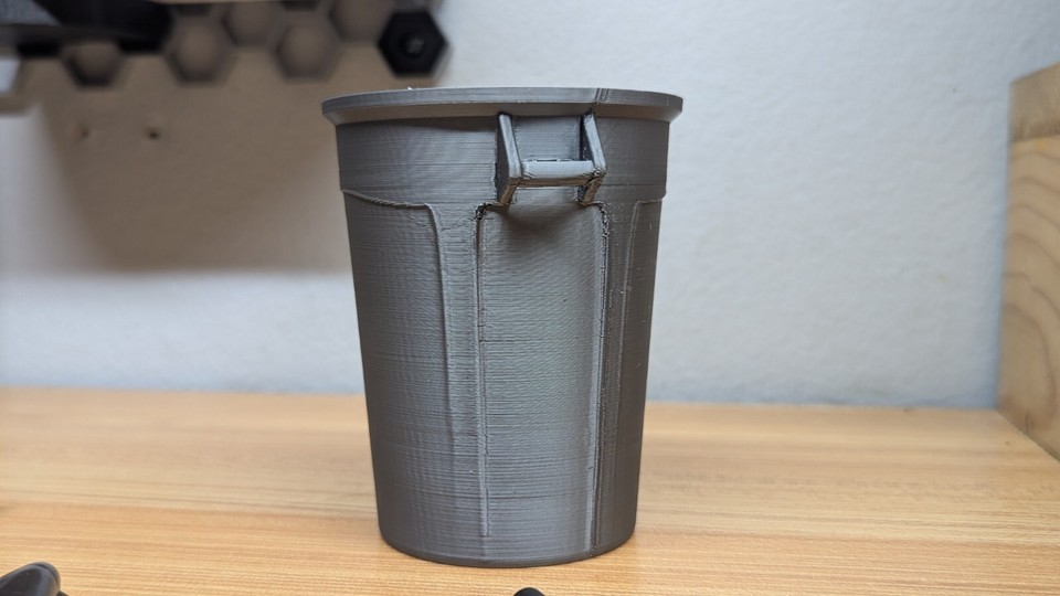 Mini Trash Can Pen Cup Brute Style Desk Toy (1/10 Scale) | eBay