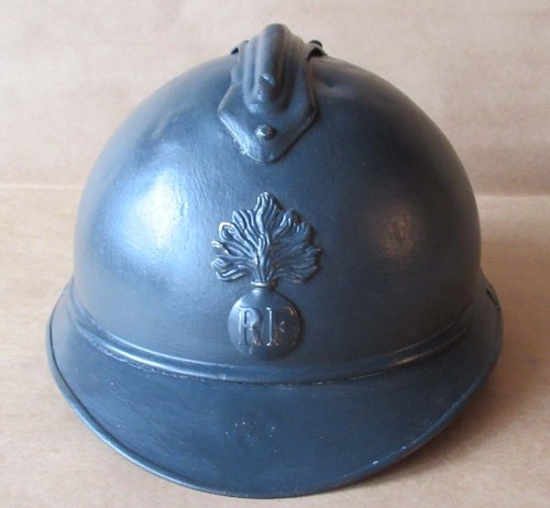 WWI FRENCH ADRIAN HELMET MODEL 1915 M15 / INFANTRY / INFANTERIE | eBay